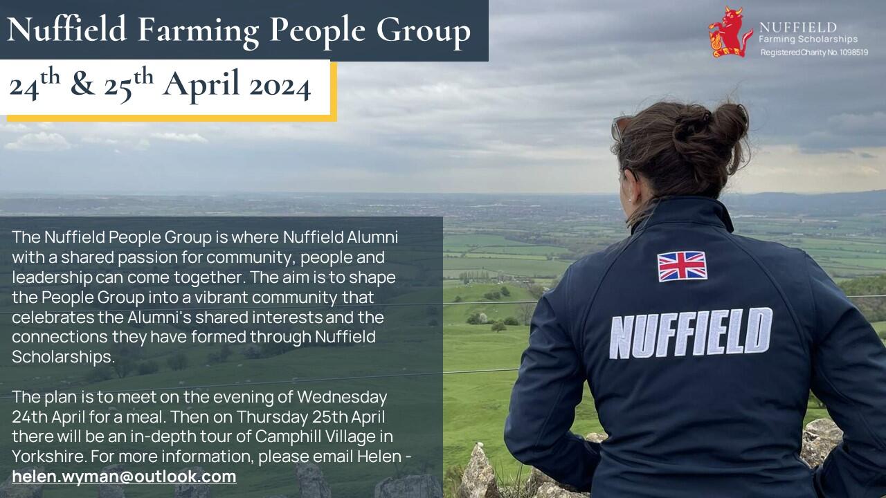 Nuffield Calendar | Nuffield Farming Scholarships