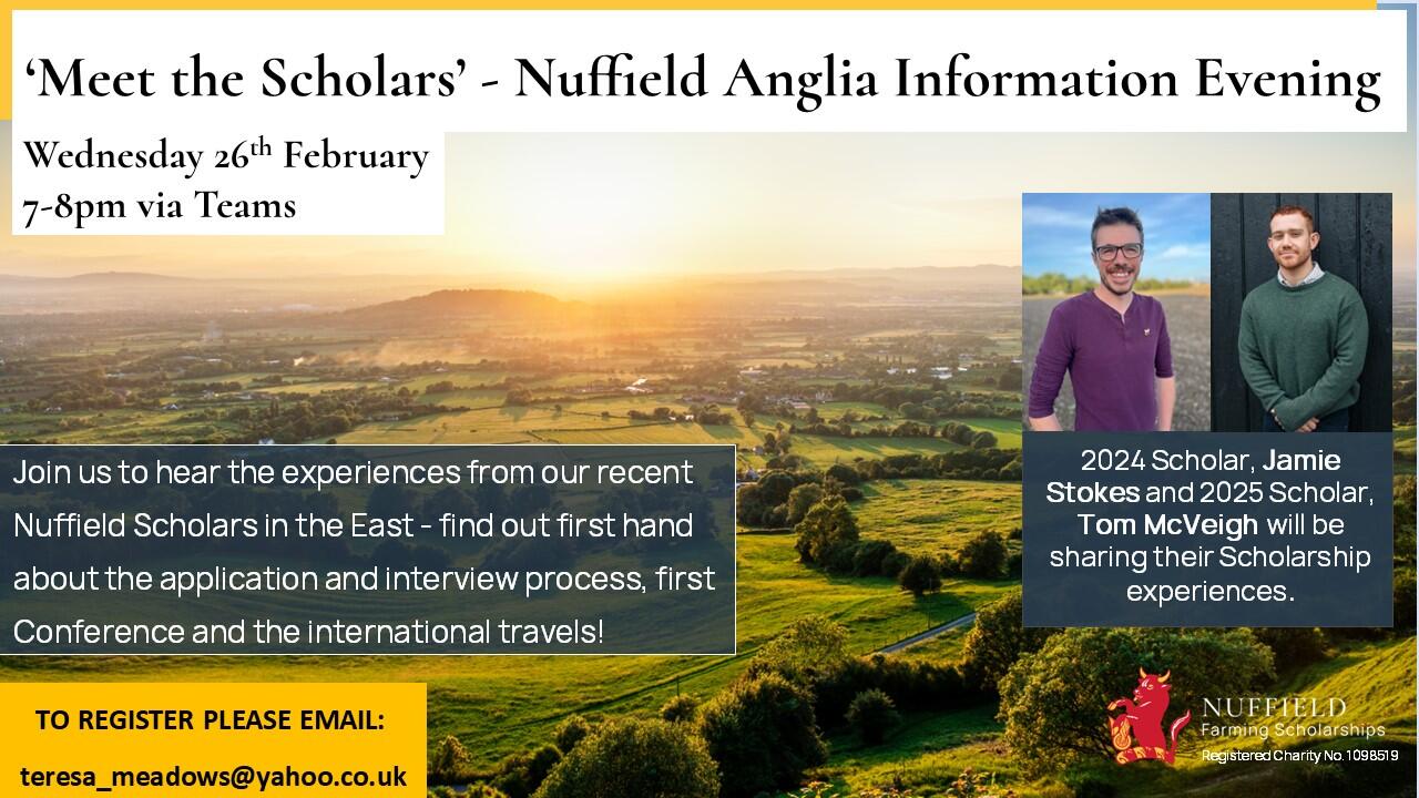 Nuffield Calendar | Nuffield Farming Scholarships
